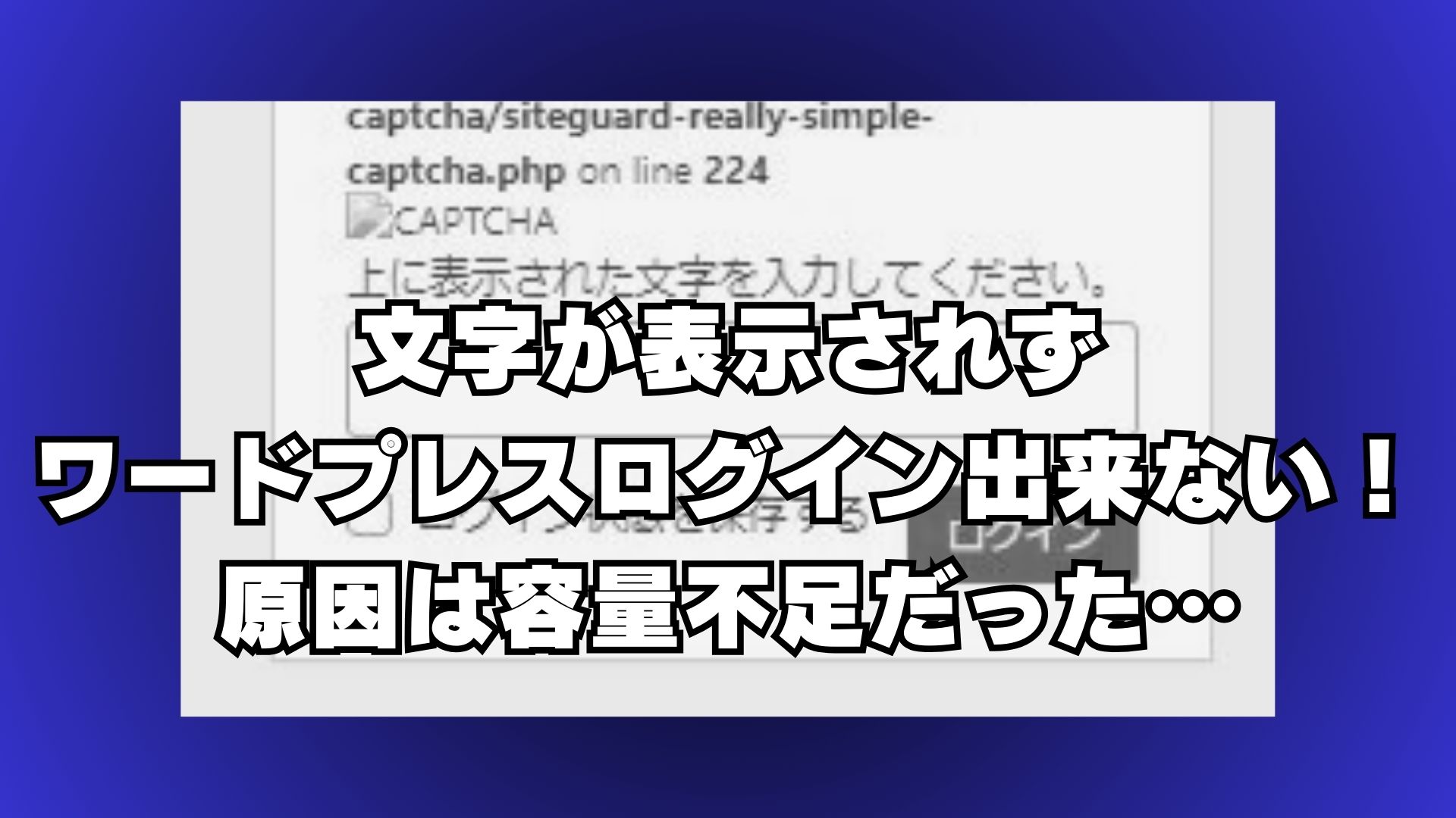 reCAPTCHA文字表示されずワードプレスログイン出来ない！原因と解決まで｜とりあえず退職しちゃいました実録